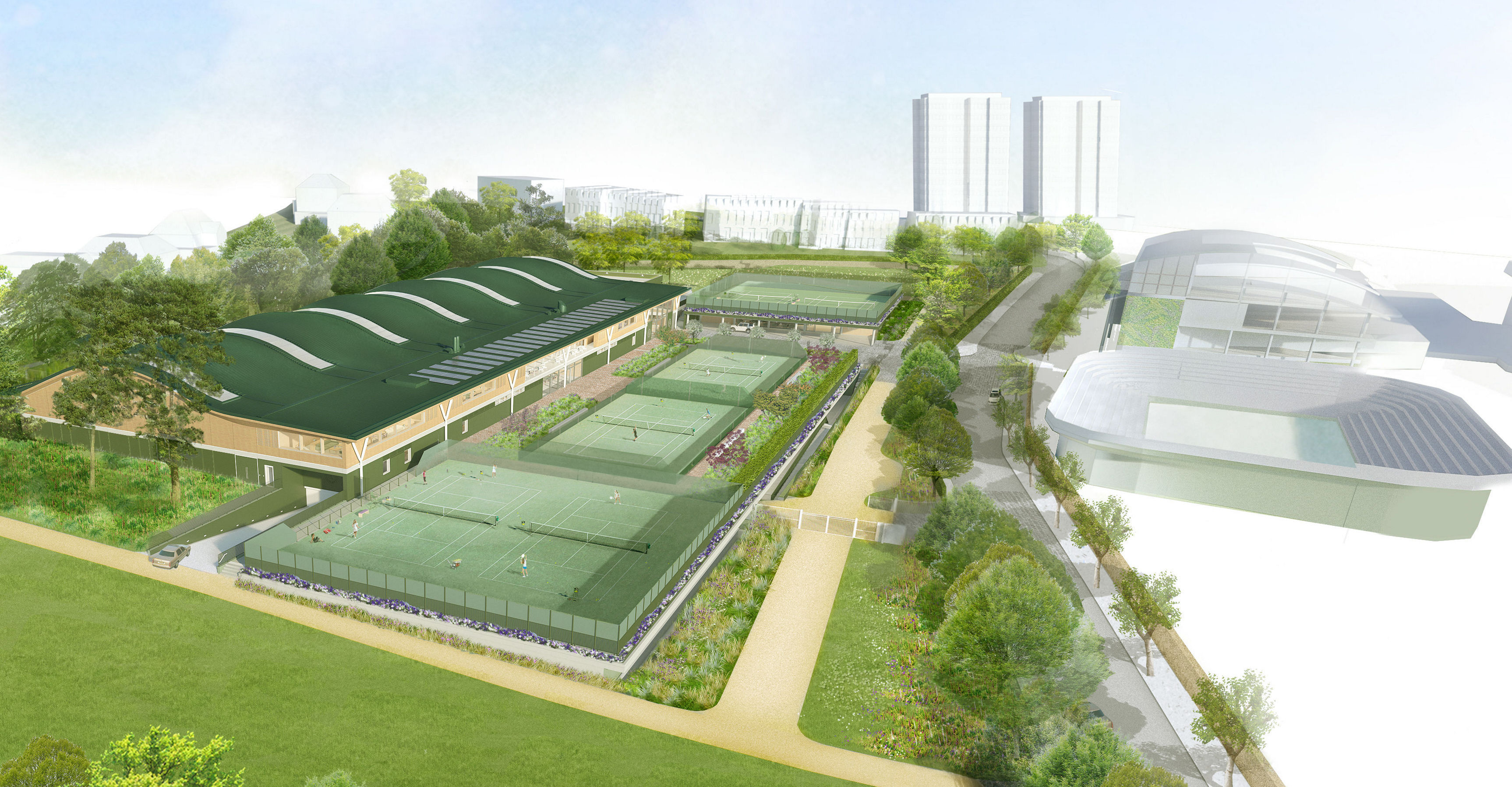 New Members' and Players' Facilities at Wimbledon | Willmott Dixon