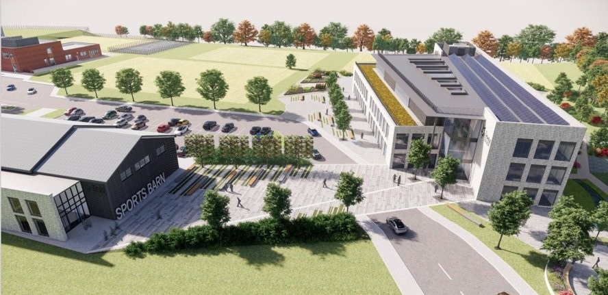Cheadle College campus redevelopment celebrates structural completion ...