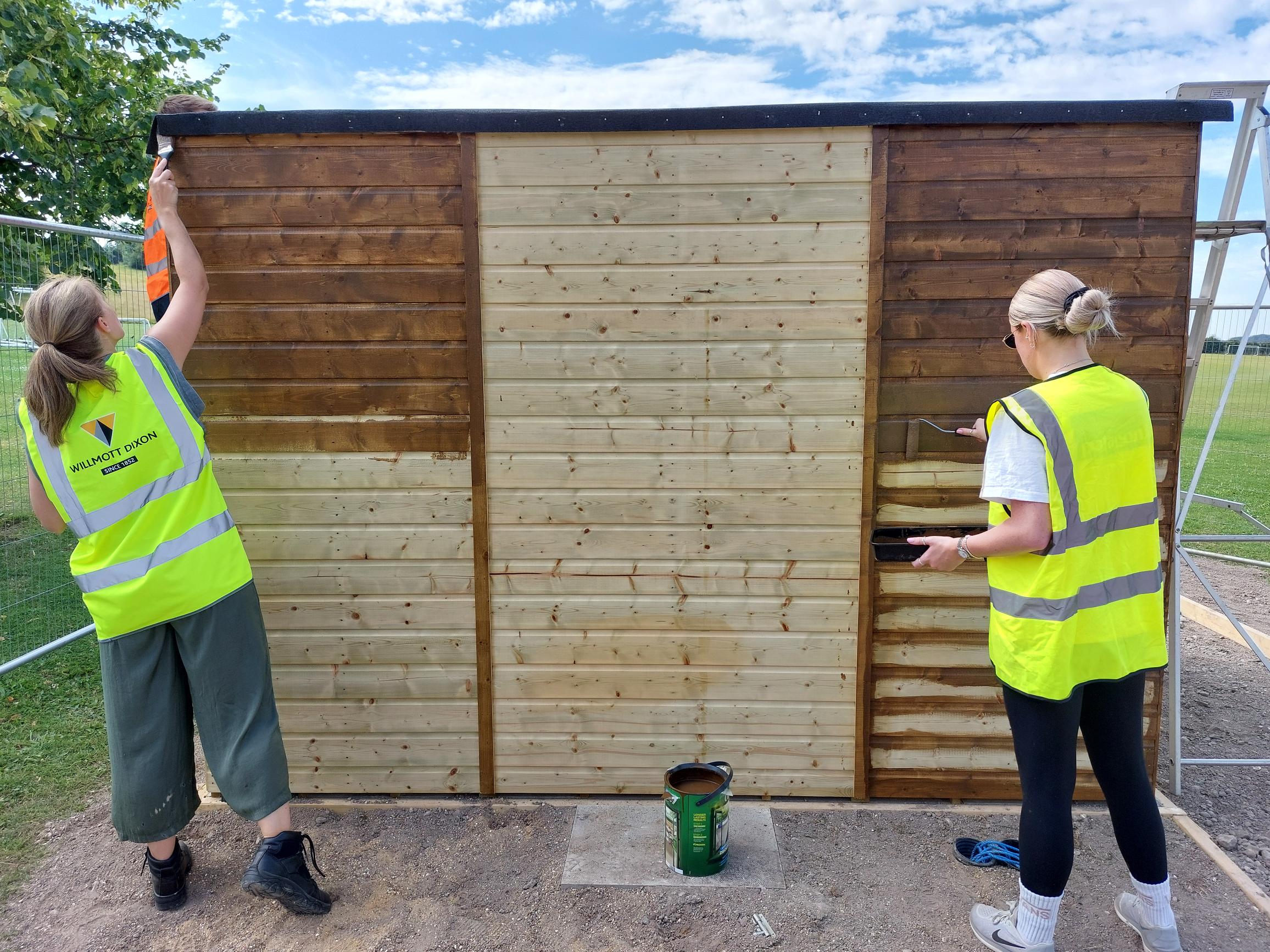 Trainee Challenge 2024: Continuing ‘ShedSpace for Headspace’ at Netherhall School | Willmott Dixon
